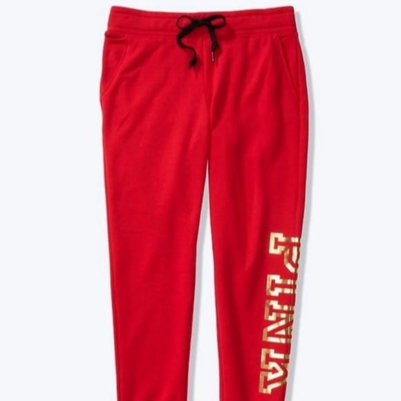 PINK Victoria's Secret | Pants & Jumpsuits | Nwt Pink Logo Skinny ...